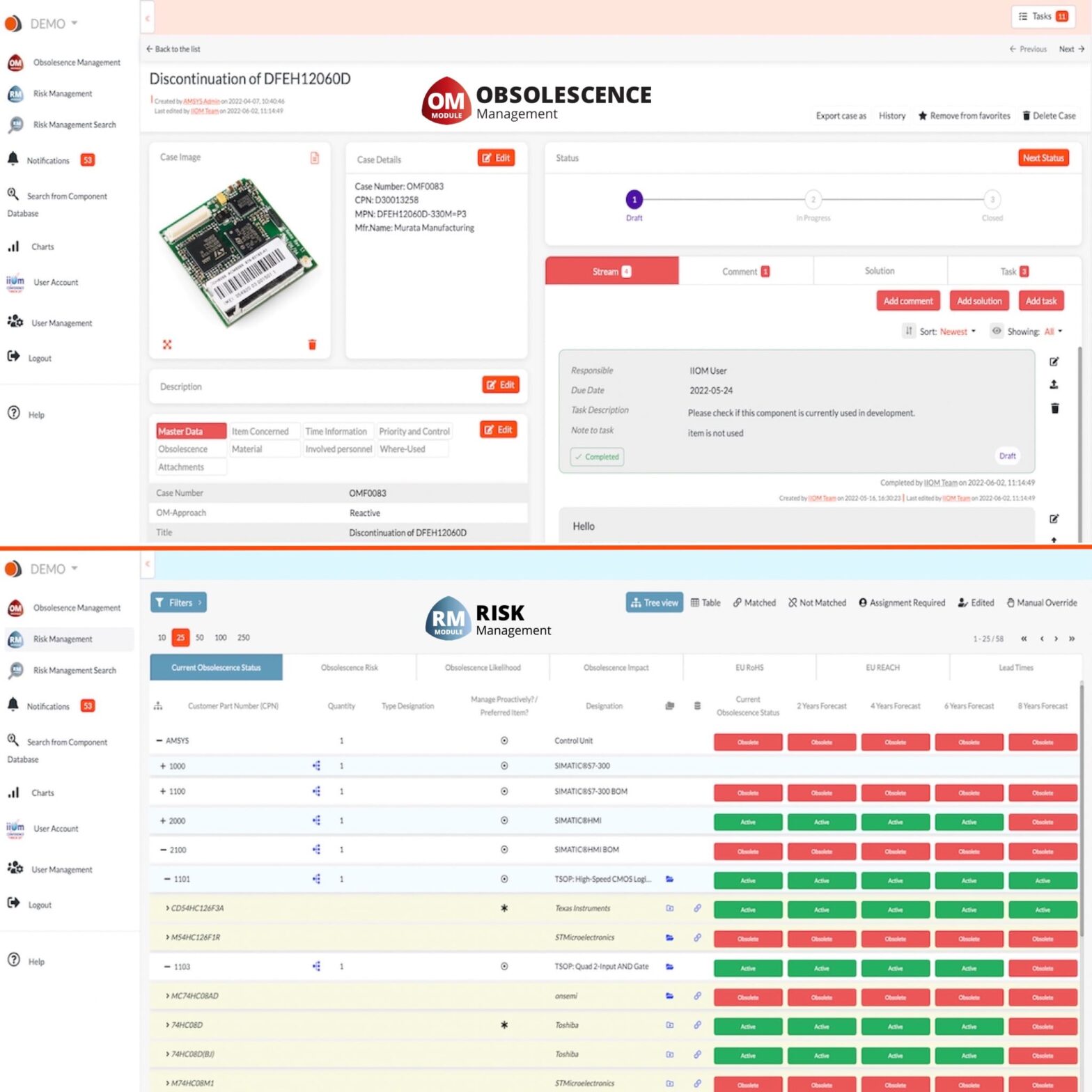 Check REACH status of items - Life Cycle Management Client